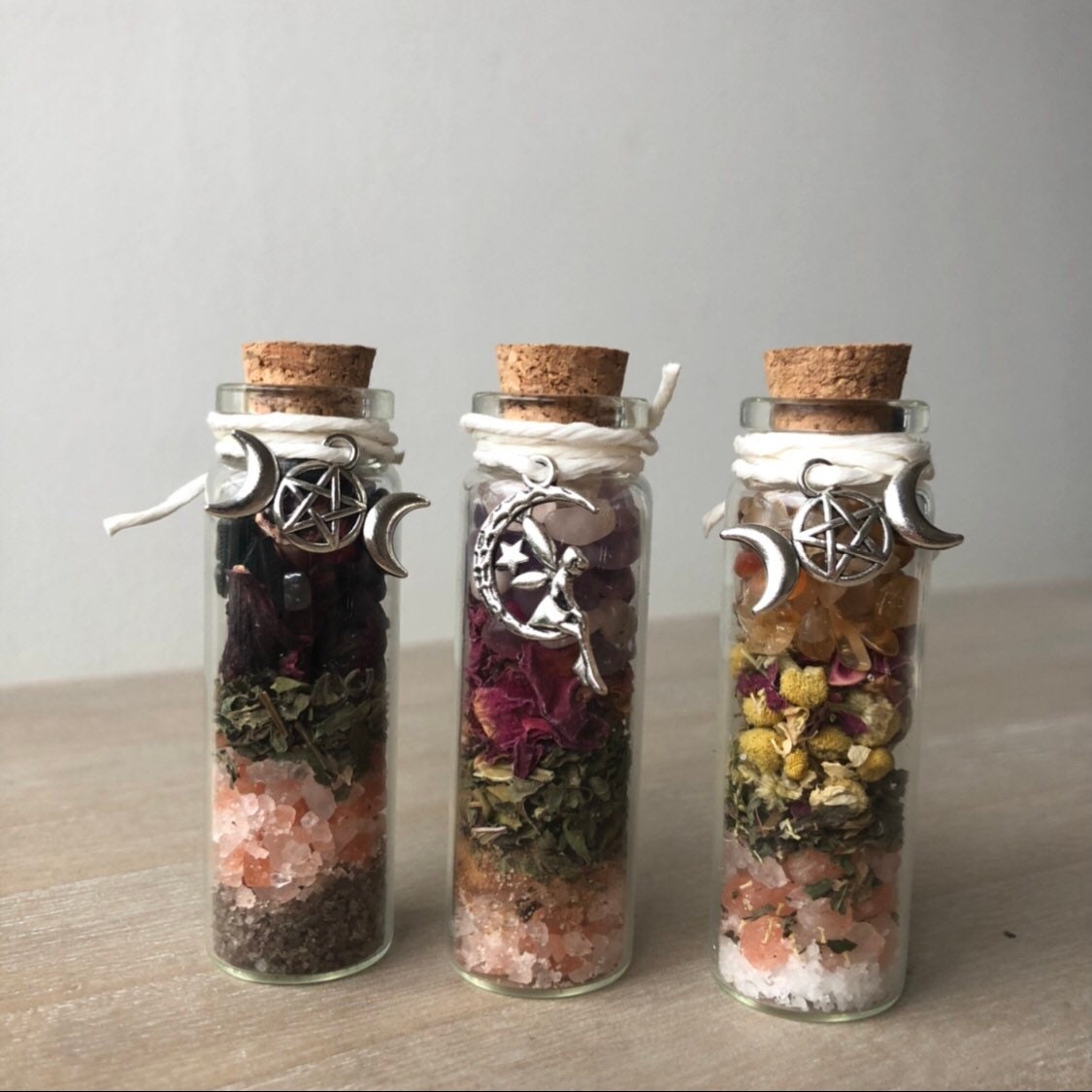 Spell Kit Grounding and Calm Spell Jar Witch Craft Pagan Manifestation ...