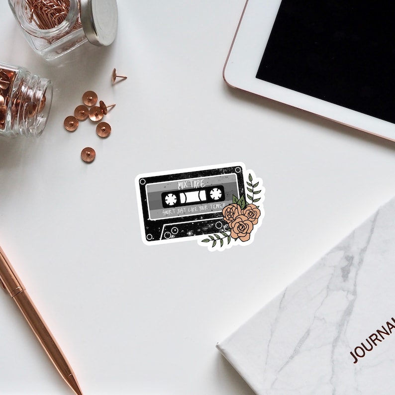 Brand New Band Mixtape Vinyl Sticker Short Just Like Your - Etsy