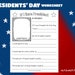 Presidents' Day Worksheets | Presidents' Day Activities for Kids ...