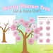 Cherry Blossom Tree Craft, Spring Craft for Kids, Spring Cut and Paste ...