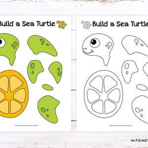 Ocean Animals Craft Kids Bundle - Etsy