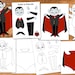 Builld a Dracula Craft | Vampire Template | Printable Halloween Craft ...