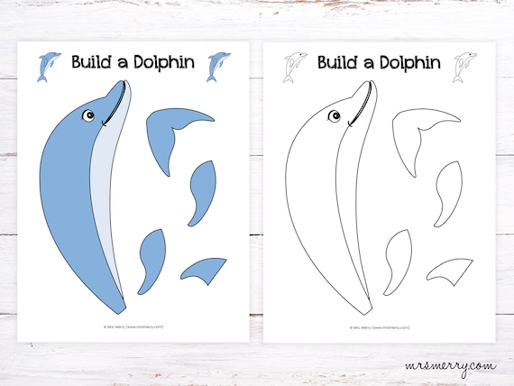 Dolphin Art Projects For Kindergarten