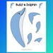 Make a Dolphin Craft | Dolphin Printable Activity for Kids - Etsy