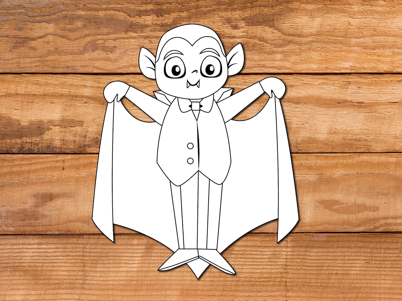 Builld a Dracula Craft | Vampire Template | Printable Halloween Craft ...