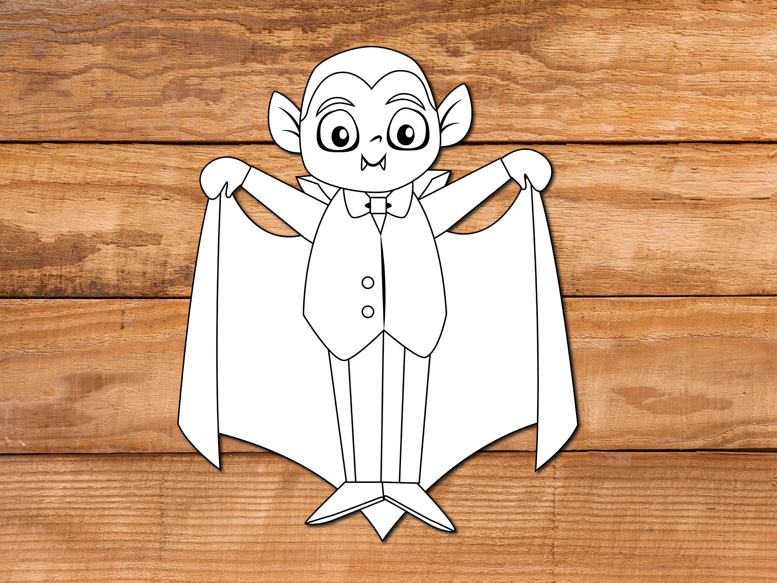 Builld a Dracula Craft | Vampire Template | Printable Halloween Craft ...