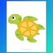 Make a Sea Turtle Craft | Sea Turtle Printable Kids Activity - Etsy