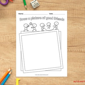 Kindergarten Friendship Skills Bundle | Friendship Worksheets ...