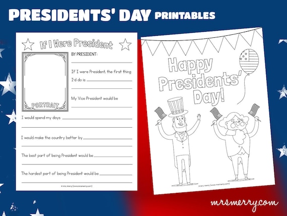 Hojas De Trabajo Del Día De Los Presidentes De Segundo Grado