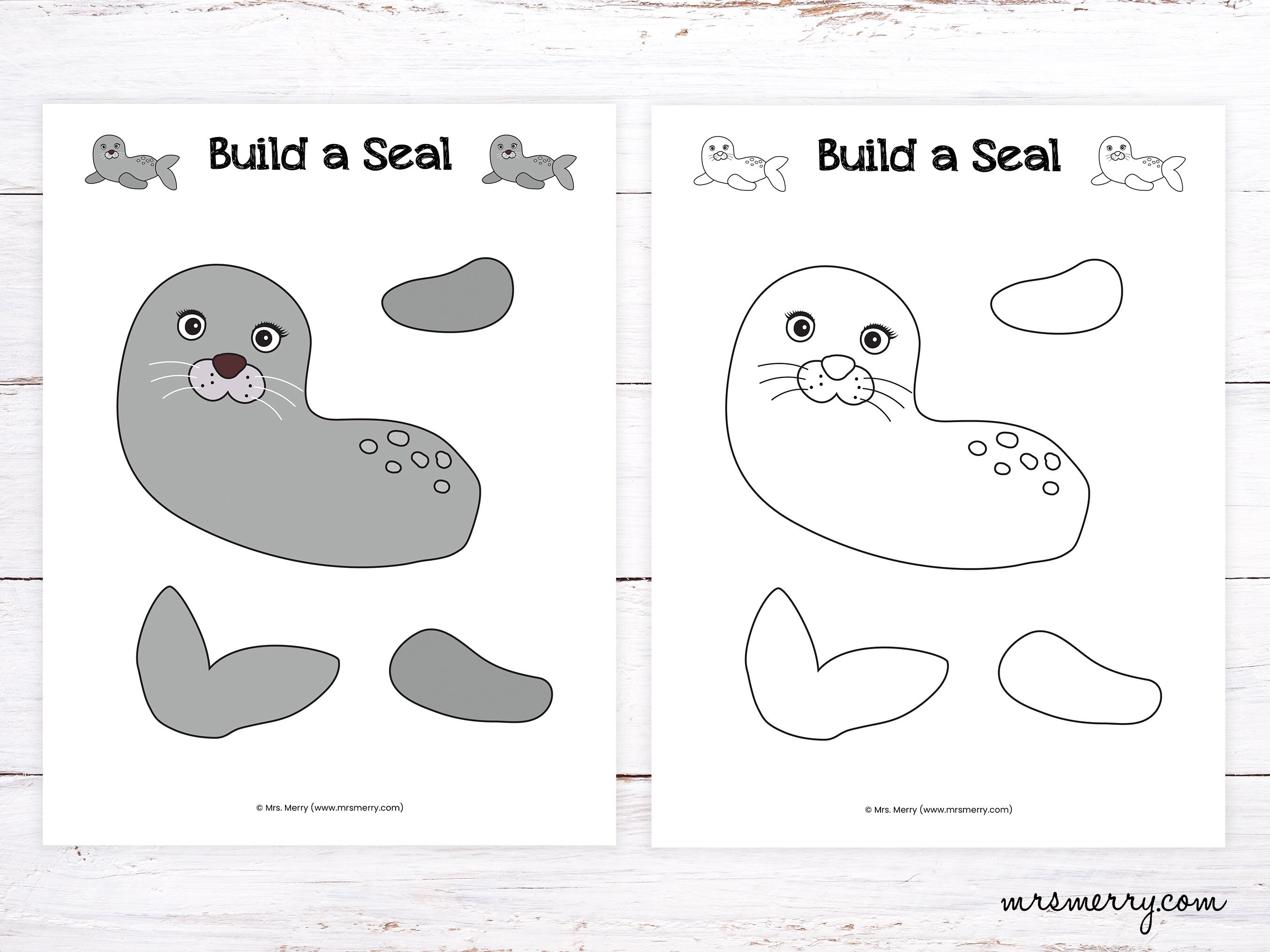 Ocean Animals Craft Kids Bundle - Etsy