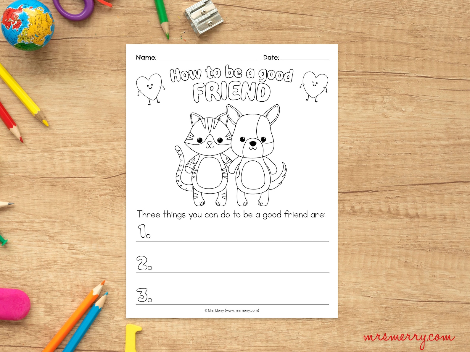Kindergarten Friendship Skills Bundle | Friendship Worksheets ...