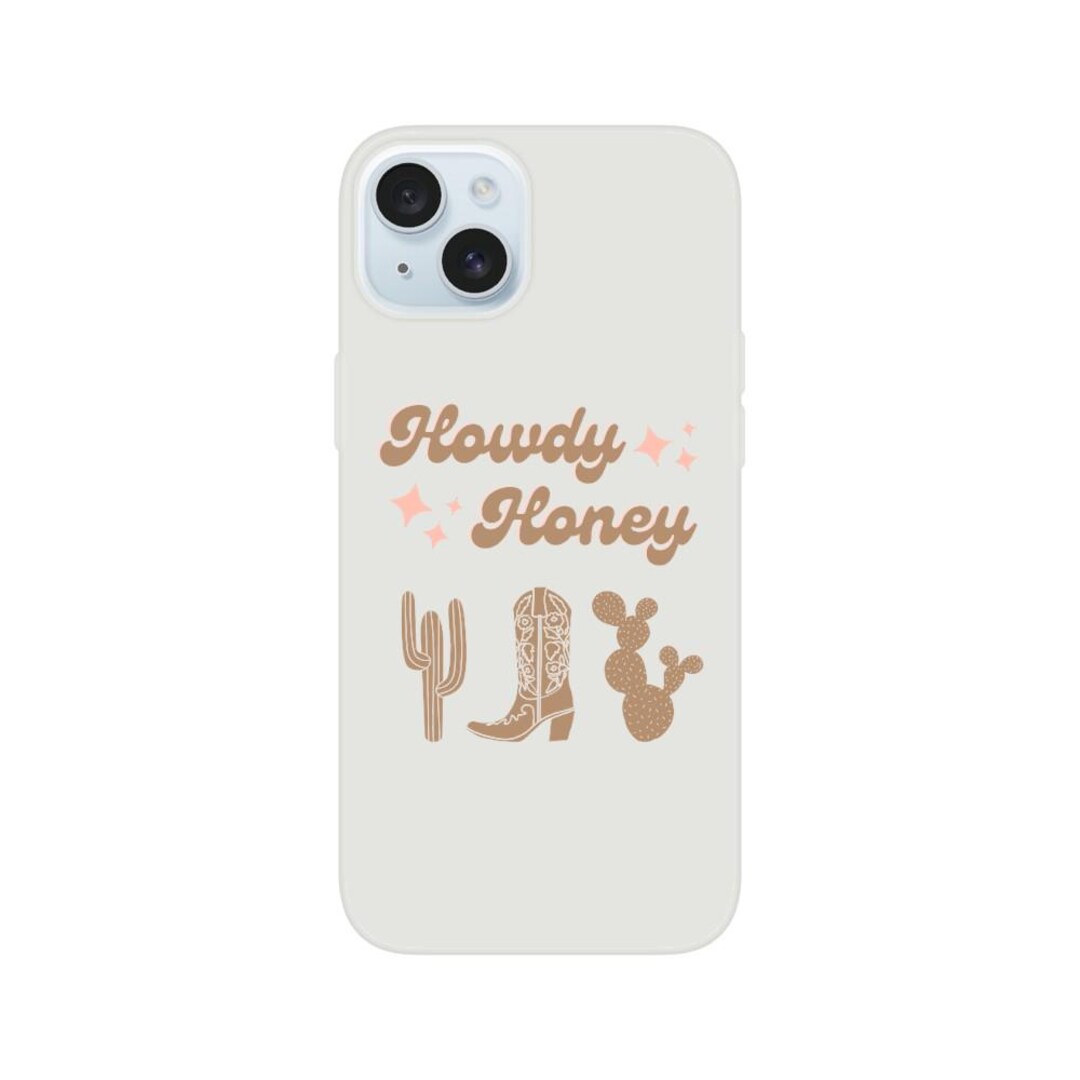 HOWDY HONEY Flexi Transparent Case - Etsy