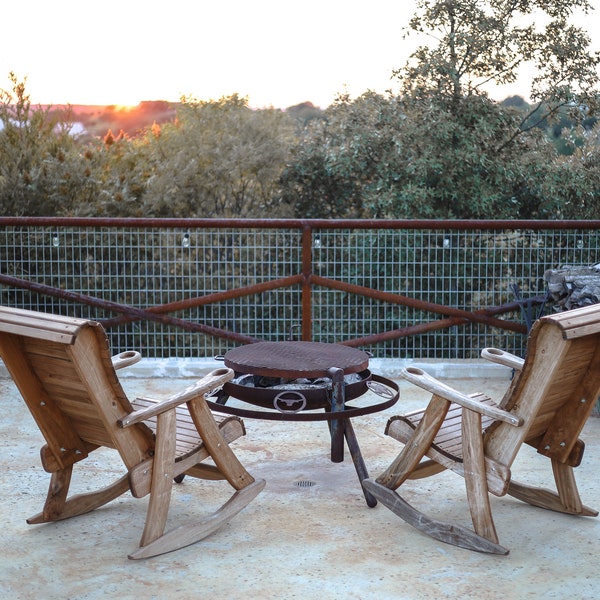 Texas Rocking Chair - Etsy