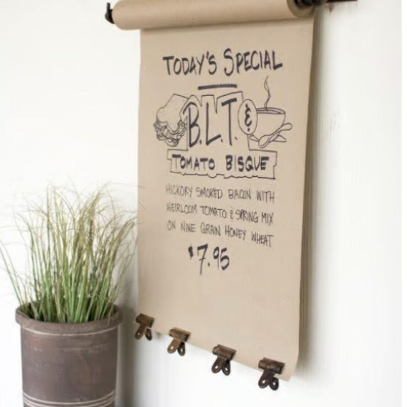 Hanging Note Roll - Etsy