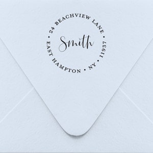 Return Address Embosser or Return Address Stamp, Wooden Stamp or Self ...