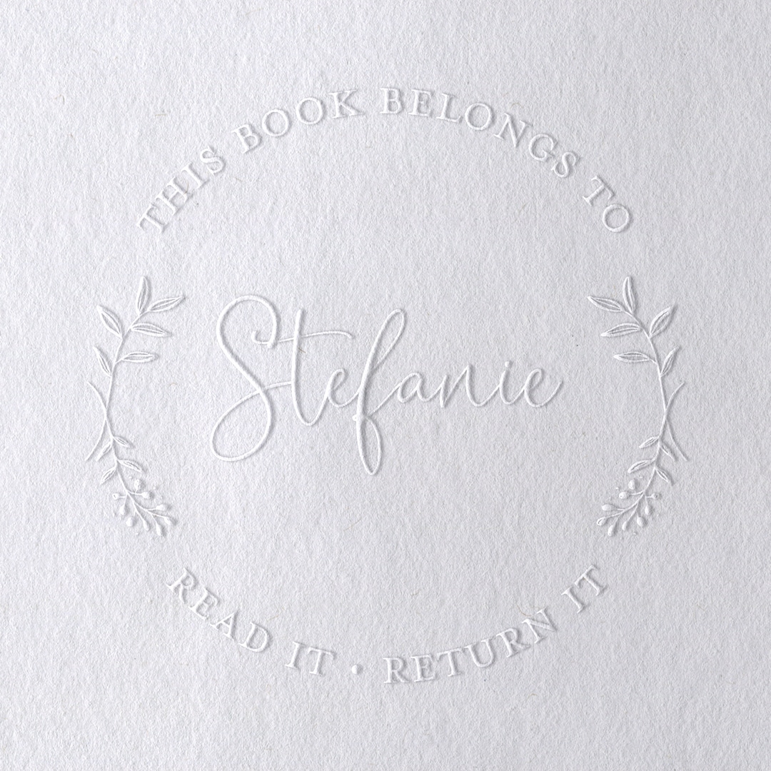 Personalized Book Embosser for Library Books, Teacher Library Embossing ...