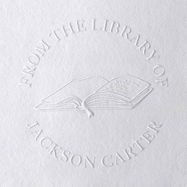 Personalized Book Embosser for Library Books, Teacher Library Embossing ...