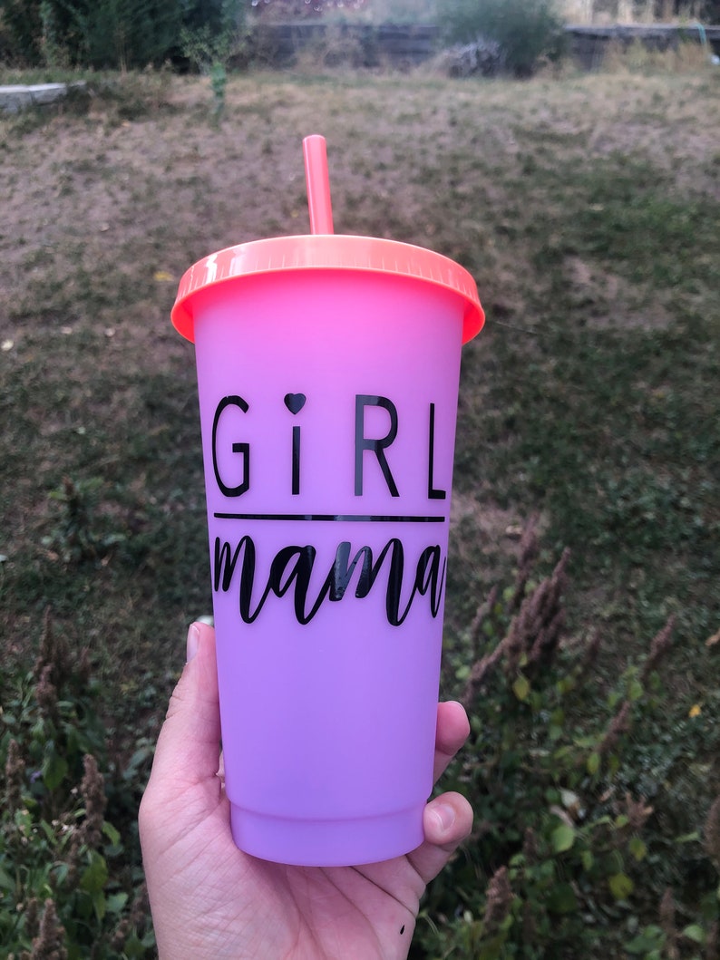 Home & Living Drink & Barware Custom Made Girl Mama Color Changing Cup ...