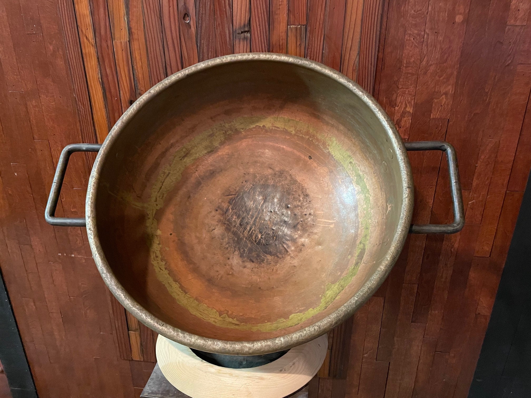 Vintage Late 1800s Large Authentic Copper Candy/confectionery Making ...