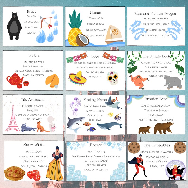 Magic Dinner and Movie Night | Set 1 - Etsy