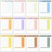 Undated Pastel Monthly Calendar Printable | Undated Monday Start ...