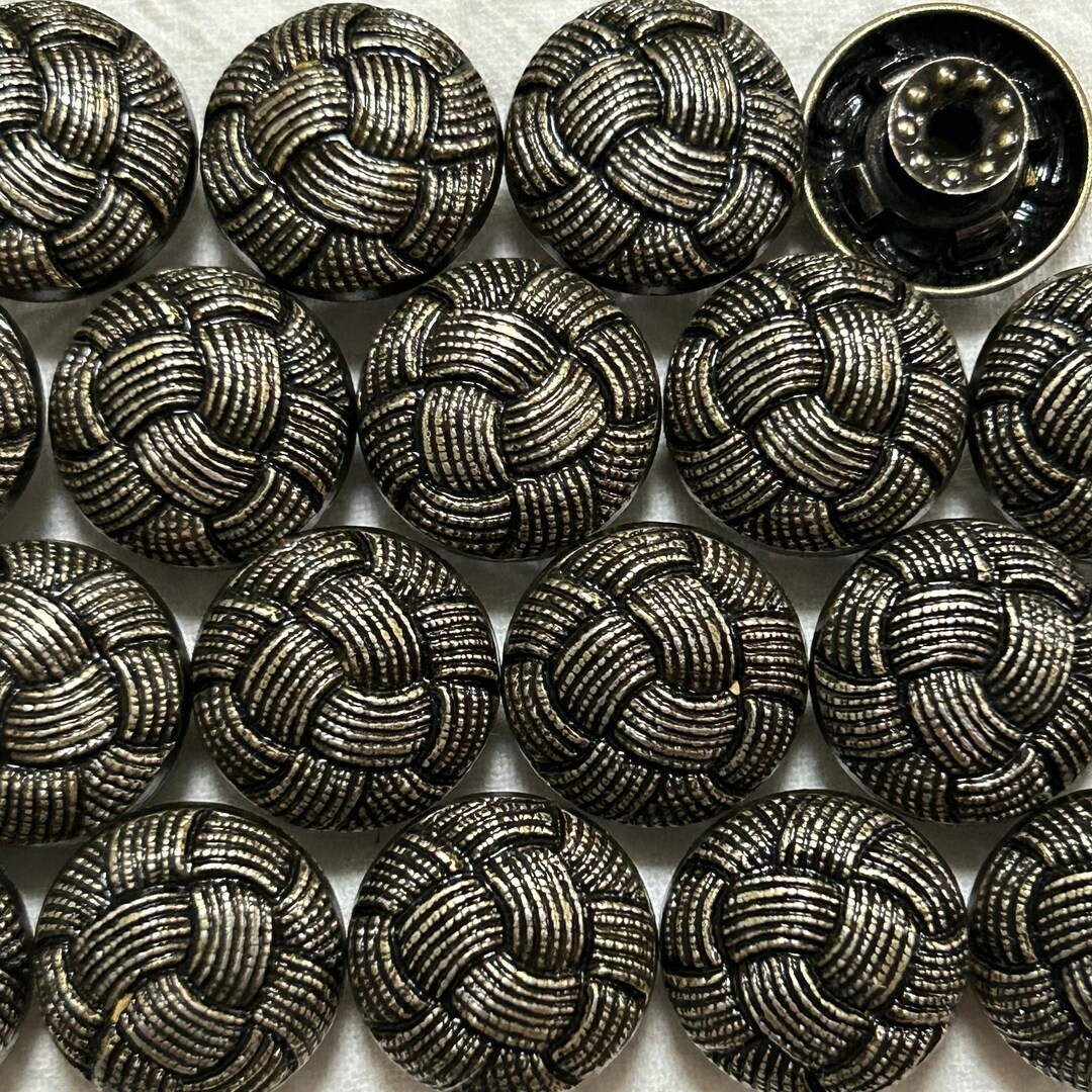 18mm Metal Jean Buttons (10 Sets), Bronze Button, No Sew, Jean Tacks ...