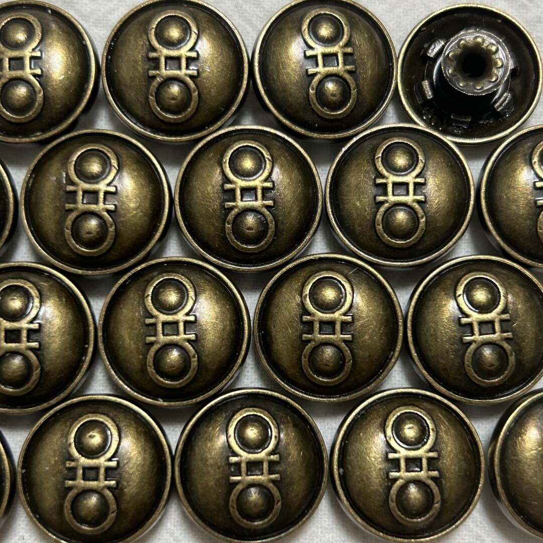 10 Sets 18mm Metal Jean Buttons, Bronze Button, No Sew, Jean Tacks ...