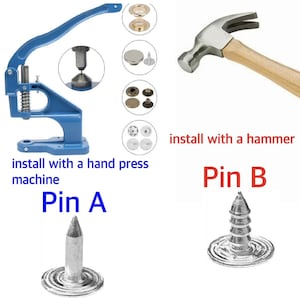 10 Sets 22mm Metal Jean Buttons, Bronze Button, Spider, No Sew, Jean ...