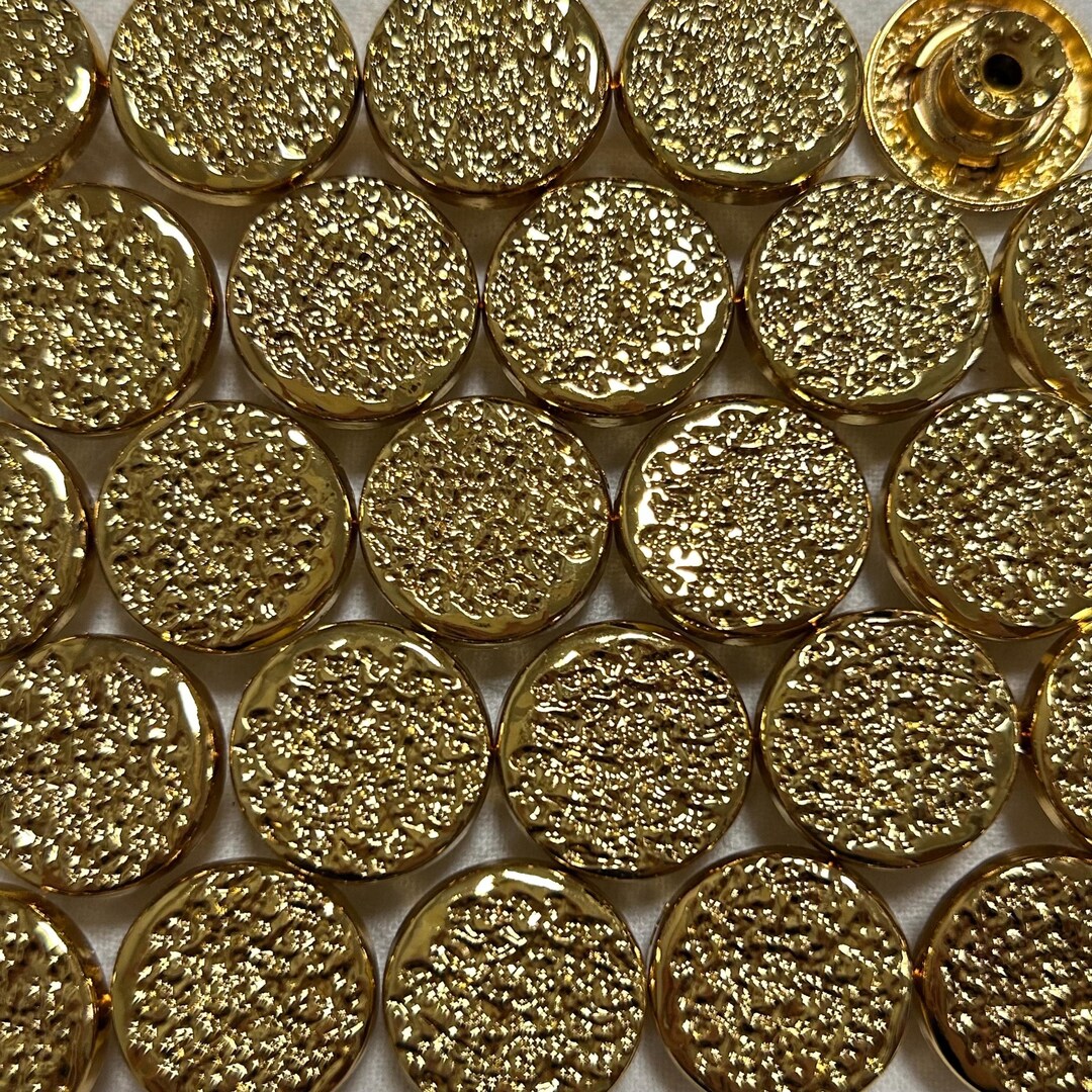 18mm Metal Jean Buttons (10 Sets), No Sew, Gold Jean Tacks, Rivet ...