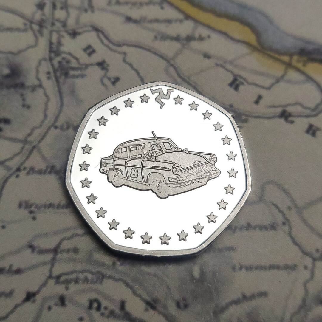 A 2021 Isle of Man Rally Car Collectible Manx Rally Coin - Etsy