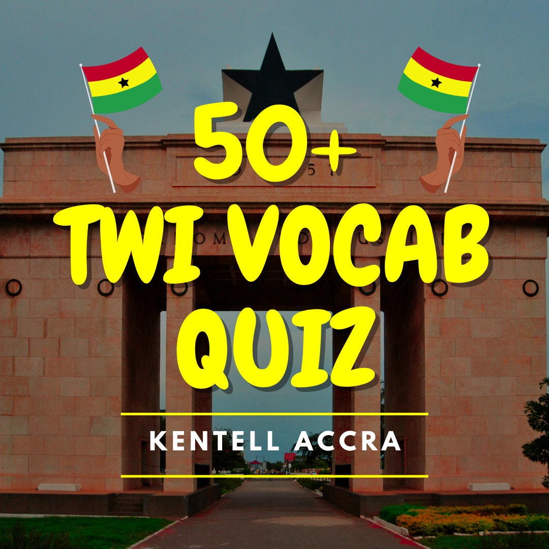 Learn Twi Vocab E-book Beginner Friendly for Anyone Who Wants to Learn ...