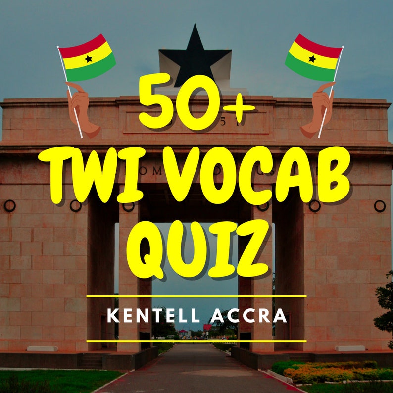 Learn Twi Vocab E-book Beginner Friendly for Anyone Who Wants to Learn ...