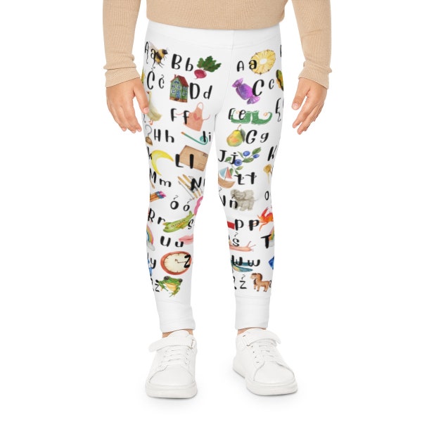 Alphabet Leggings - Etsy