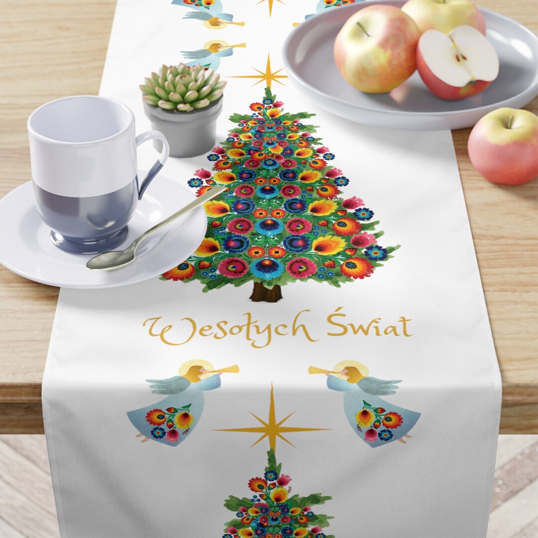 Polish Folk Christmas Table Runner - Etsy