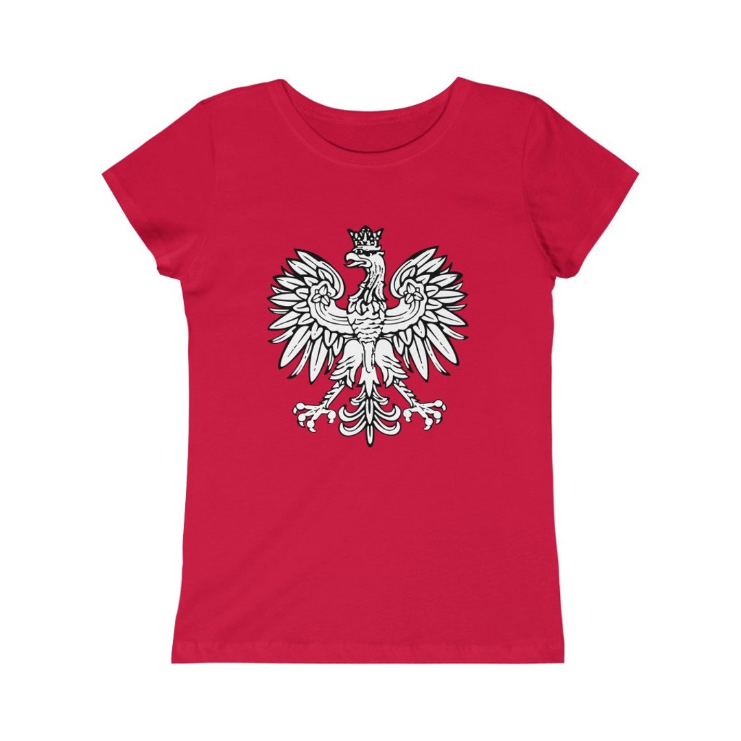 Girls Princess Tee Polish Emblem - Etsy