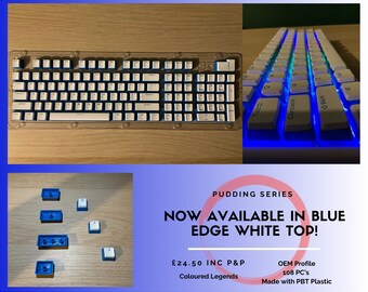 Blue Pudding Keycaps - Etsy