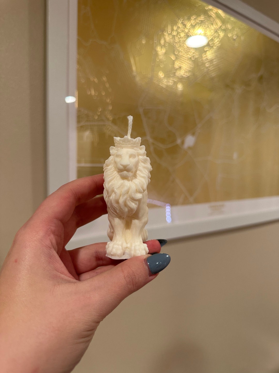 Lion Candle - Etsy