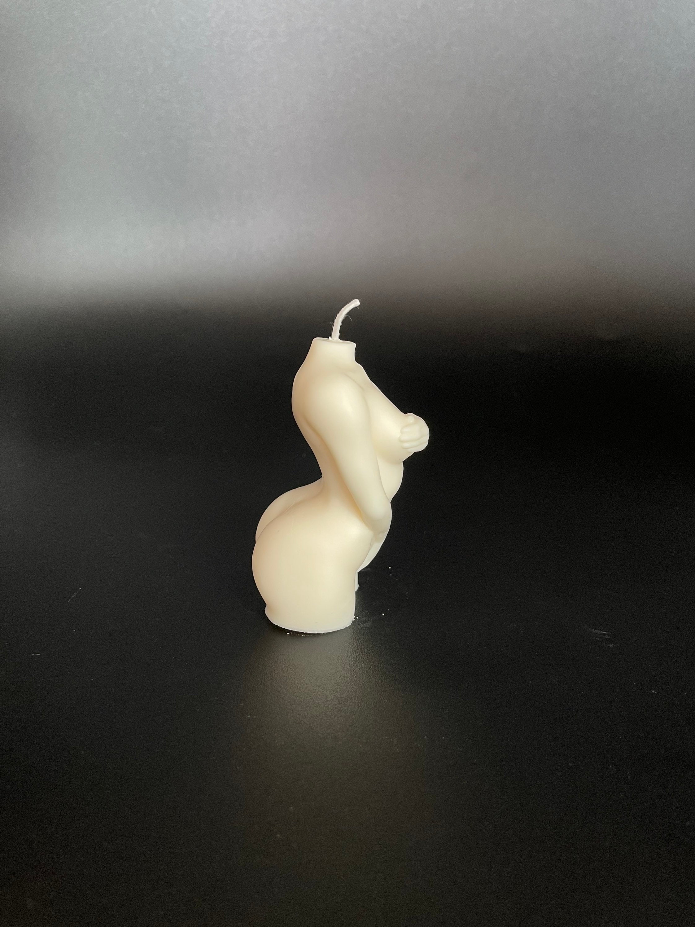 Female Torso Candle Torso Candle Covered Female Torso - Etsy