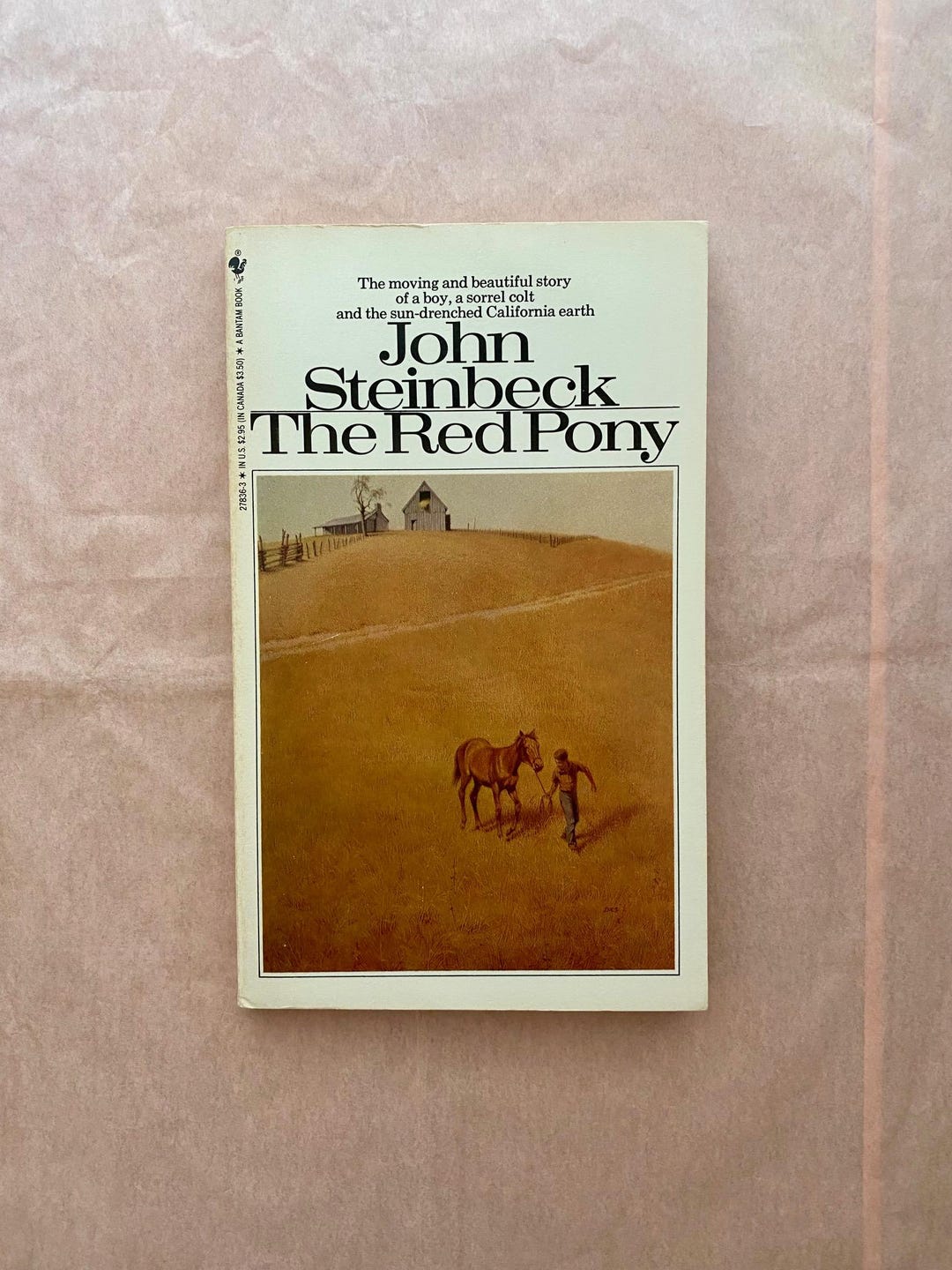 The Red Pony by John Steinbeck (1988) - Etsy