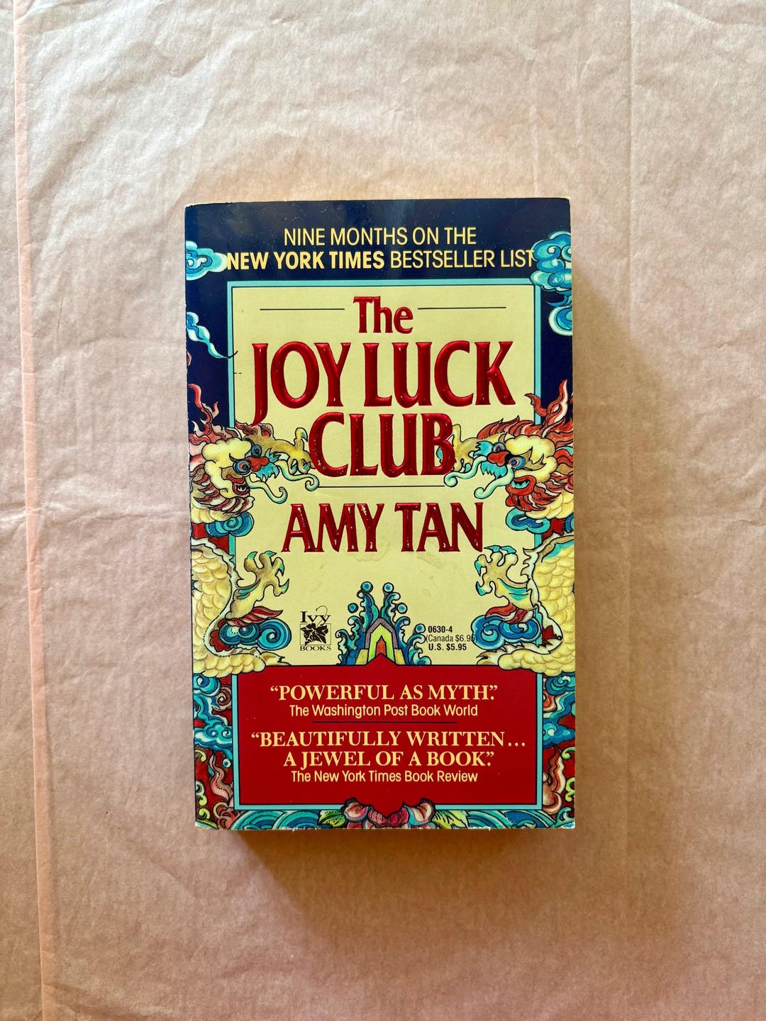 The Joy Luck Club by Amy Tan (1990) - Etsy