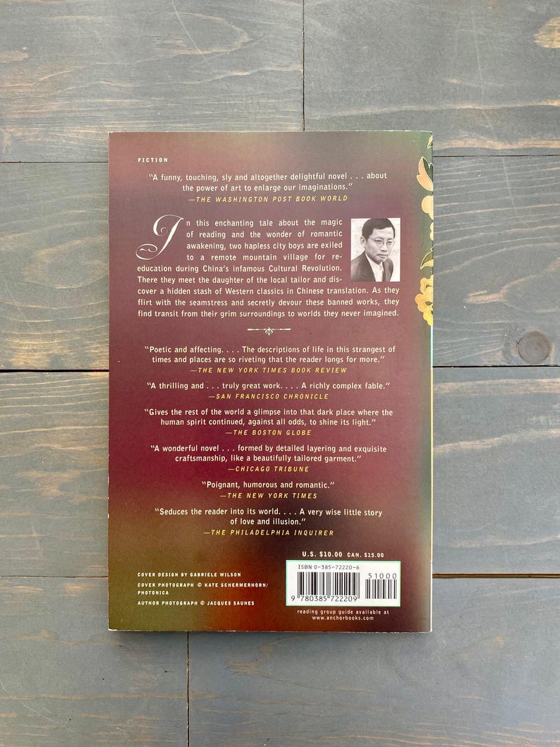 Balzac and the Little Chinese Seamstress by Dai Sijie - Etsy