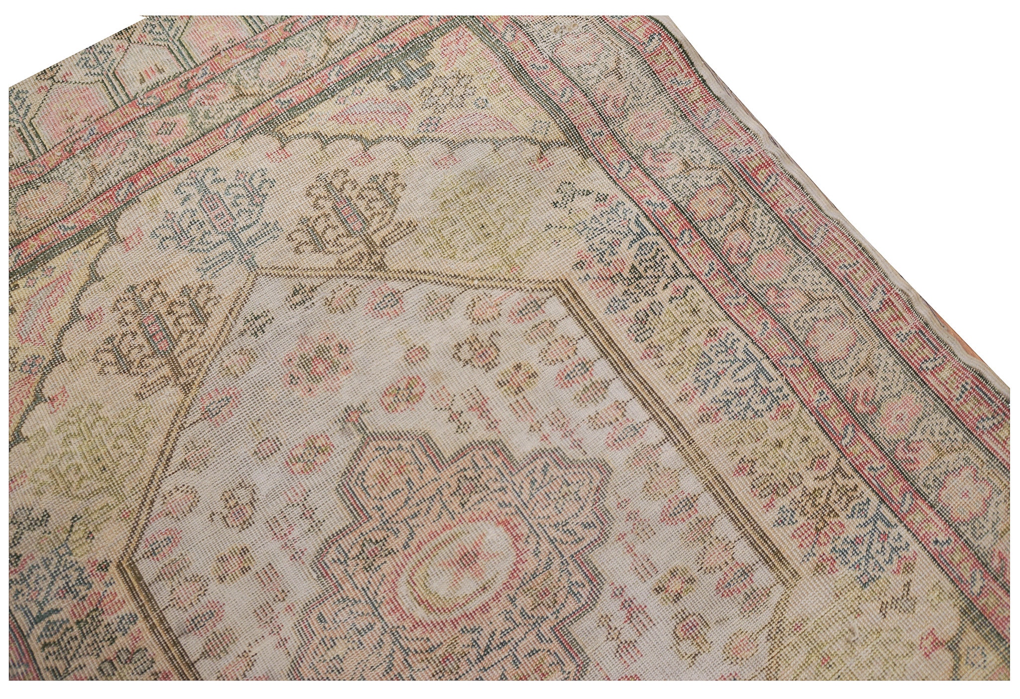 Rare Pre-1900 Antique Silk Hereke Silk Turkish Rug 100% Pure Silk Rug ...