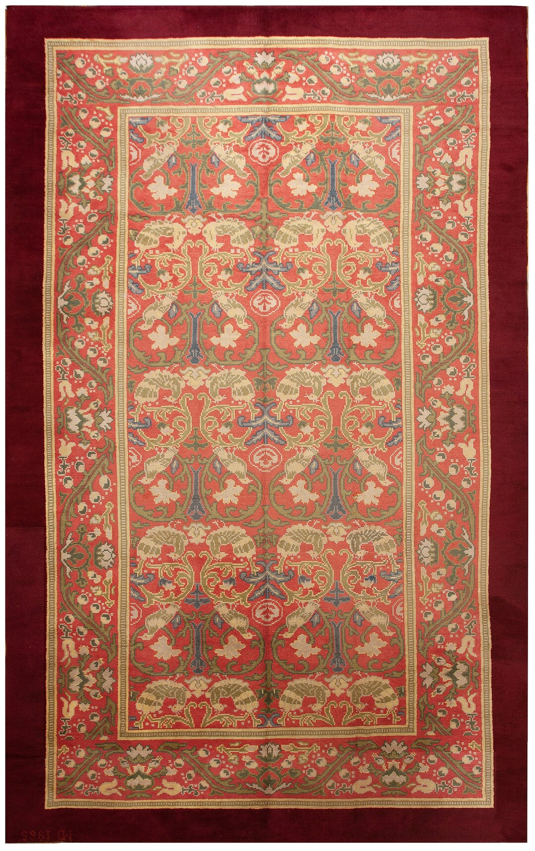 Rare Vintage Arts & Crafts Rug Handmade Rug Vintage 10x17 Geometric Art ...