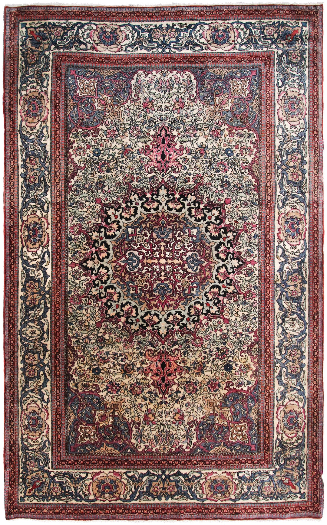 Rare Fine Antique Exceptional Traditional Oriental Rug Handmade 4x7 ...