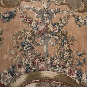Rare 19th Century Rare Antique French Tapestry Fine Wool & Silk ...