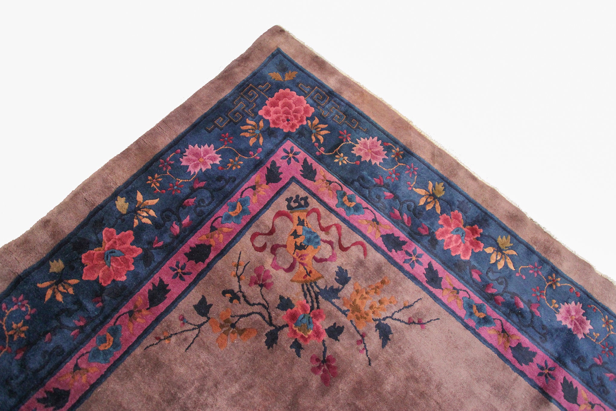 9x12 Antique Art Deco Rug Tree of Life Chinese Rug 9x12 Chinese Walter ...