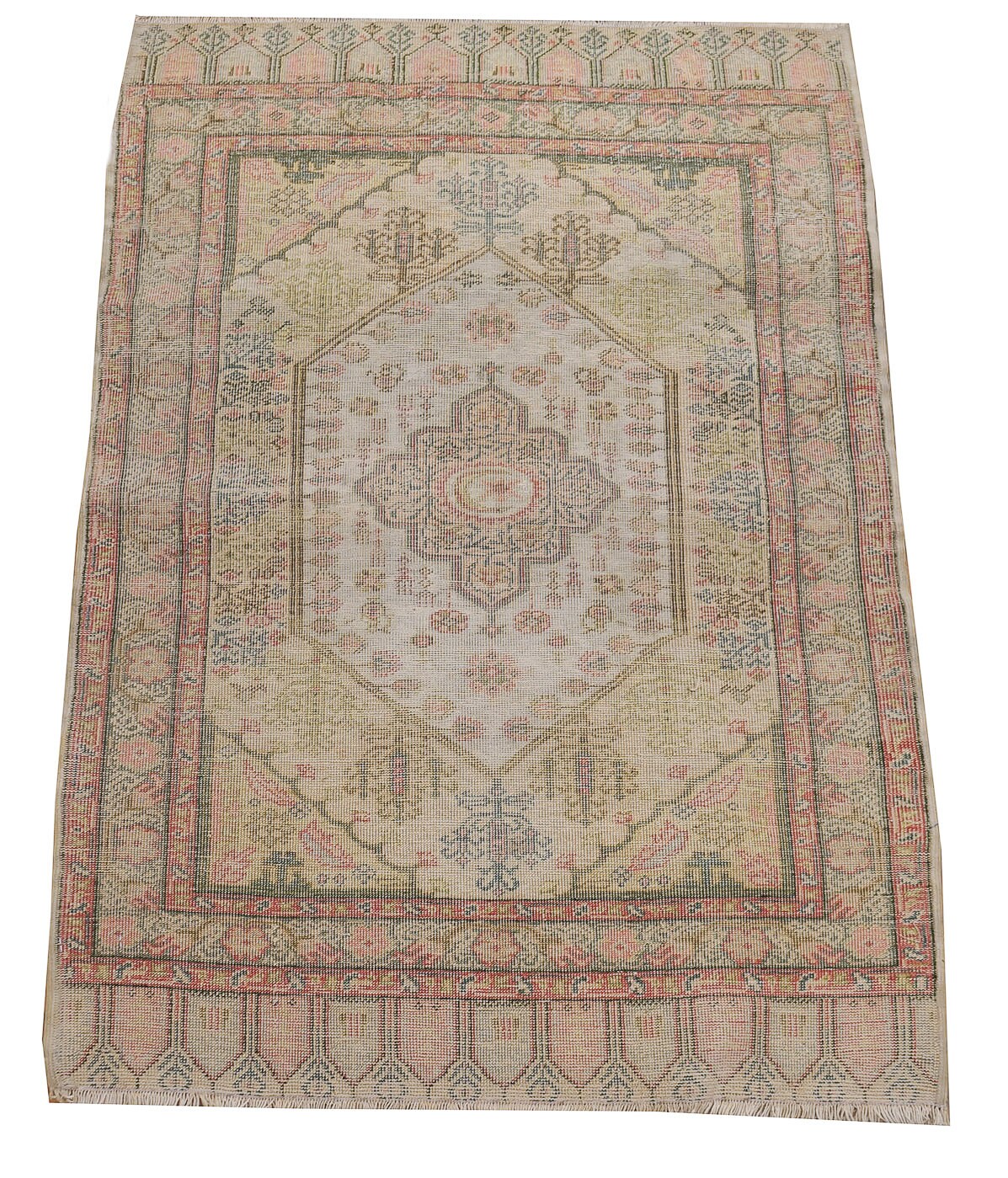 Rare Pre-1900 Antique Silk Hereke Silk Turkish Rug 100% Pure Silk Rug ...