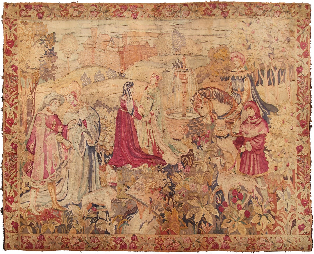 Antique French Tapestry French Tapestry Verdure Tapestry Antique ...