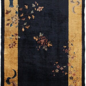 Antique Art Deco Rug Antique Chinese Walter Nichols Handmade - Etsy