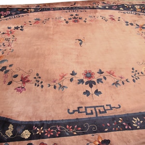 13x21 Rare Oversized Walter Nichols Antique Art Deco Chinese Rug ...